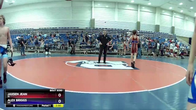 102 lbs Quarterfinal - Jaxsen Jean, IN vs Alex Briggs, OH
