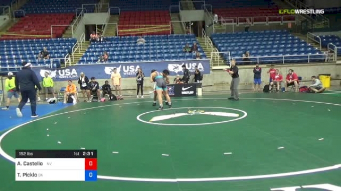 152 lbs Round Of 16 - Amado Castellon, Nevada vs Tate Picklo, Oklahoma