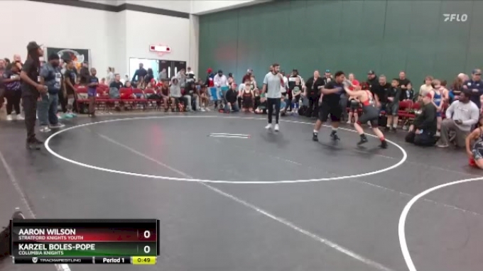 Champ. Round 1 - Aaron Wilson, Stratford Knights Youth vs Karzel Boles ...