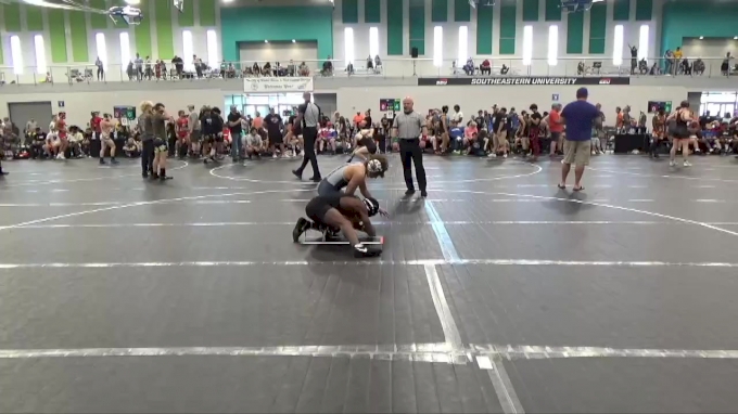 113 lbs Round 3 (6 Team) - Jack Oliver, Beebe Trained Blue vs Lajuan ...