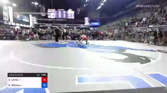 132 lbs Consi Of 64 #1 - Carson Lardy, North Dakota vs Kaden Wallace ...