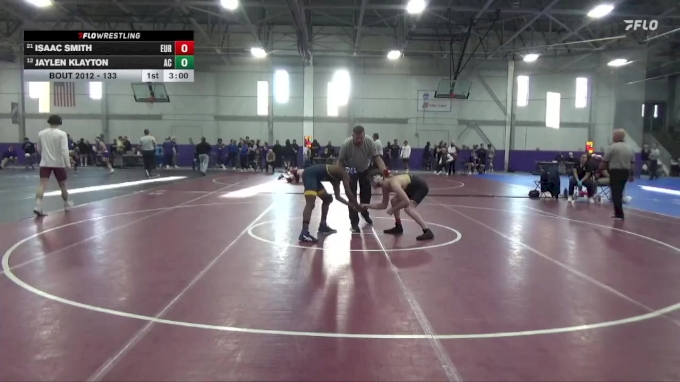 133 lbs Champ. Round 1 - Isaac Smith, Eureka vs Jaylen Klayton ...