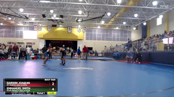 132 lbs Champ. Round 1 - Darwin Joaquin, St. Martin High School vs ...