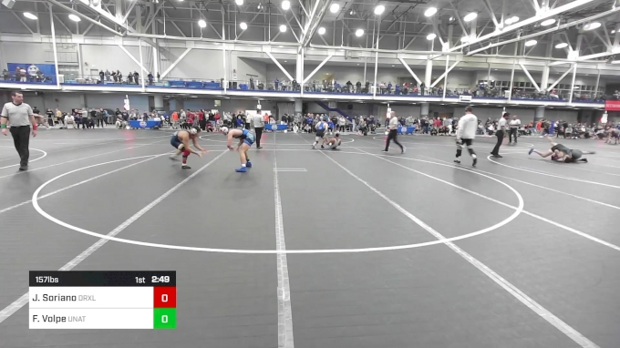 157 lbs Round Of 64 - Justin Soriano, Drexel vs Frank Volpe, Unattached ...