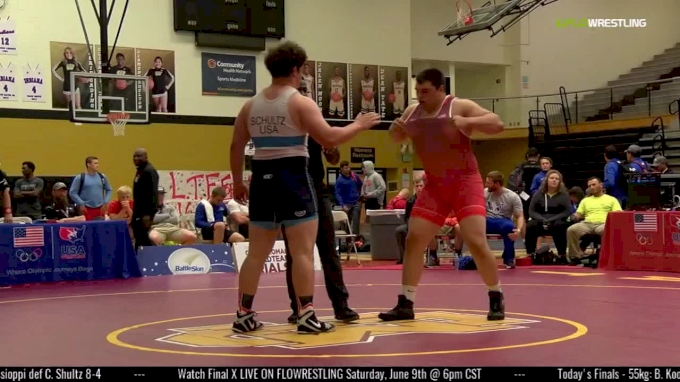 130 kg, Final 2 of 3, Anthony Cassioppi, ISI vs Colton Schultz, NYAC