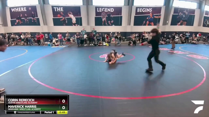 110 lbs Cons. Round 2 - Corin Rerecich, Austin Wrestling Academy vs ...