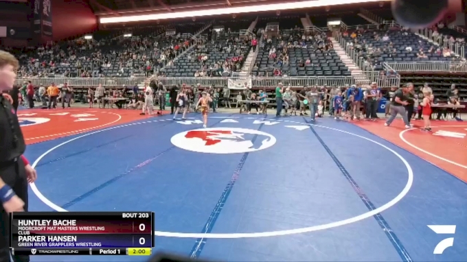 78 lbs Quarterfinal - Huntley Bache, Moorcroft Mat Masters Wrestling ...