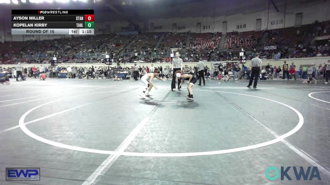 64 lbs Round Of 16 - Ayson Miller, Standfast vs Kopelan Kirby ...