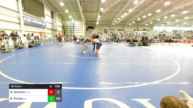 220 lbs Rr Rnd 3 - Matthew Bollman, MI Bad Boys Gold vs Bryce Phillips ...