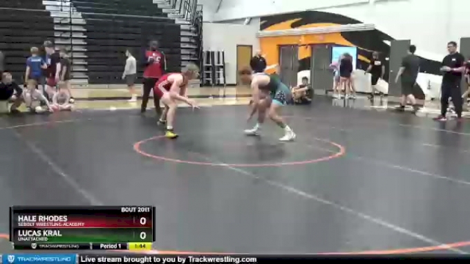 16U-4 lbs Round 1 - Hale Rhodes, Sebolt Wrestling Academy vs Lucas Kral ...