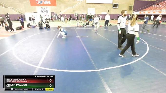 145 lbs Champ. Round 1 - Adilyn Mozden, Ohio vs Elly Janovsky, Howe ...