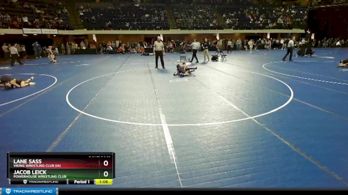 74 lbs Champ. Round 2 - Jacob Leick, Powerhouse Wrestling Club vs Lane ...