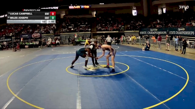 D 1 165 lbs Champ. Round 1 - Lucas Campbell, Benton vs Miles Joseph ...