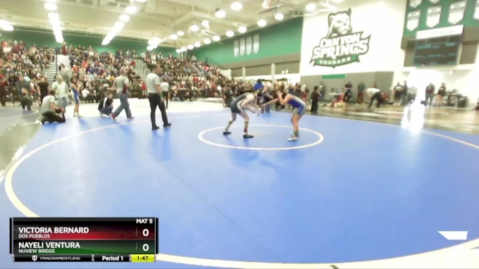 111 lbs Champ. Round 2 - Victoria Bernard, Dos Pueblos vs Nayeli ...