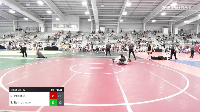 152 lbs Rr Rnd 2 - Drew Pepin, Combat Athletics Black vs Elijah Beltran ...