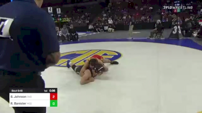 145 lbs Consi Of 32 #2 - Brodie Johnson, Oakdale (SJ) vs Ryan Banister ...