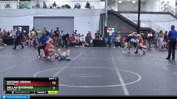 145 lbs Round 1 (4 Team) - Dalton Monger, TNWC Blue vs Joey Ruiz, RedNose