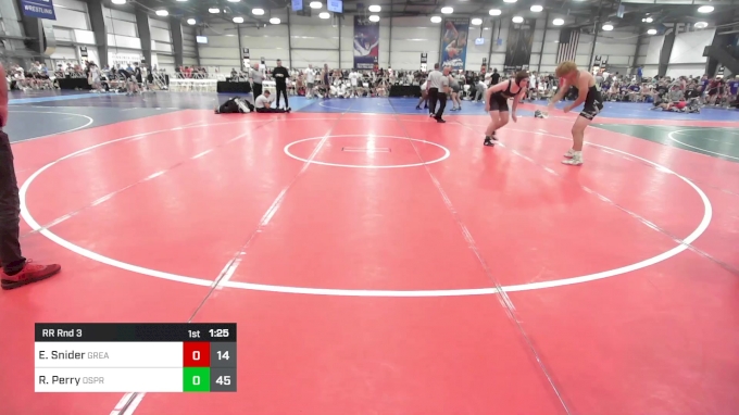 195 lbs Rr Rnd 3 - Eion Snider, Grease Monkeys vs Robert Perry, Osprey ...