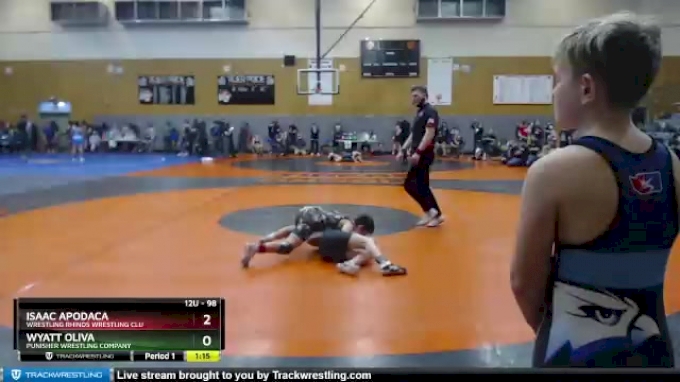 98 lbs 3rd Place Match - Isaac Apodaca, Wrestling Rhinos Wrestling Clu ...