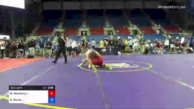 220 lbs Quarterfinal - Max Ramberg, Wisconsin vs Kail Wynia, Minnesota