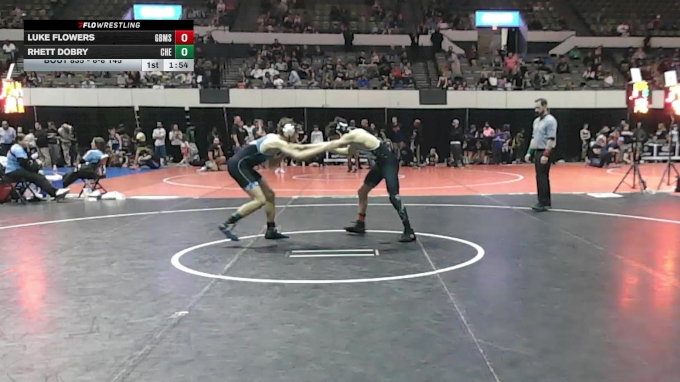 6-8 145 Round 2 - Rhett Dobry, Chesapeake vs Luke Flowers, Great Bridge ...