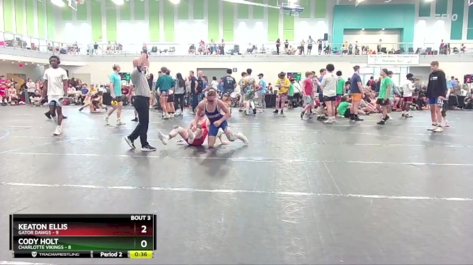 126 lbs Round 2 (4 Team) - Cody Holt, Charlotte Vikings vs Keaton Ellis ...