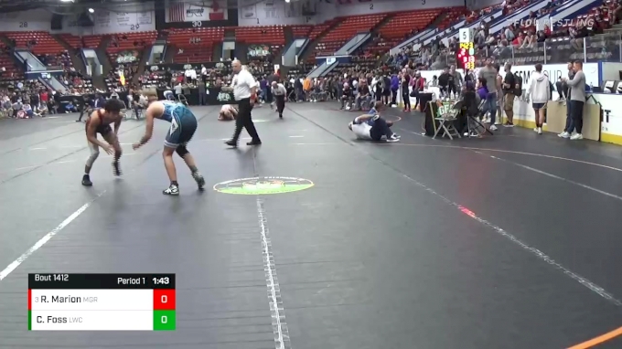 119 lbs Champ. Round 3 - Rohan Marion, Michigan Grappler RTC vs Cody ...