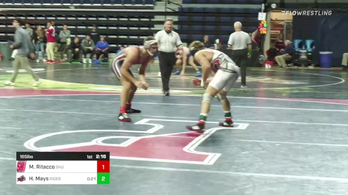 165 lbs Consi Of 16 #2 - Michel Ritacco, Sacred Heart vs Hunter Mays, Rider