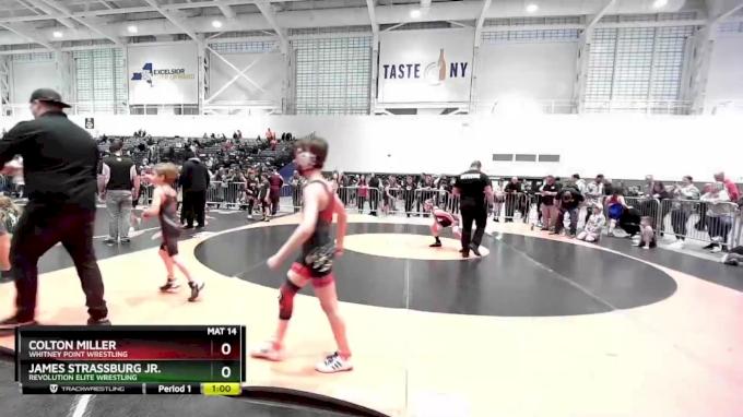88 lbs Cons. Round 3 - James Strassburg Jr., Revolution Elite Wrestling ...