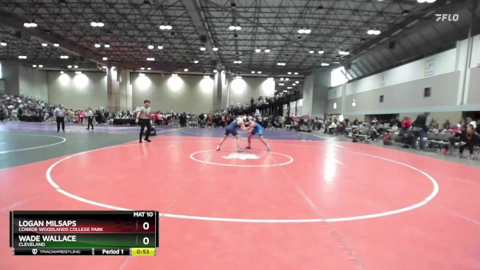 150 lbs Cons. Round 6 - Wade Wallace, Cleveland vs Logan Milsaps ...
