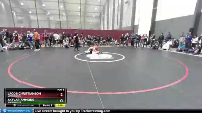 113 lbs Cons. Round 1 - Jacob Christianson, Washington vs Skylar Ammons ...