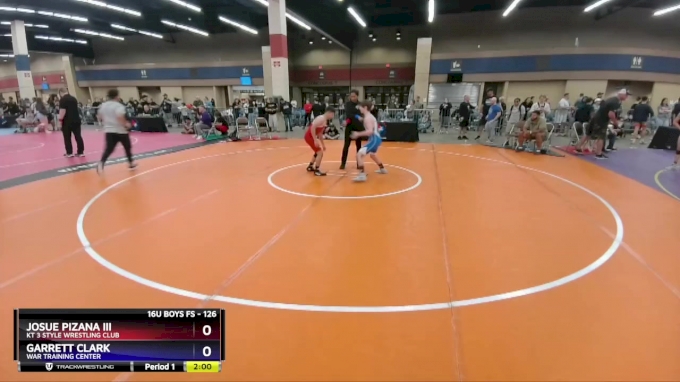 126 lbs Cons. Semi - Josue Pizana Iii, KT 3 Style Wrestling Club vs ...
