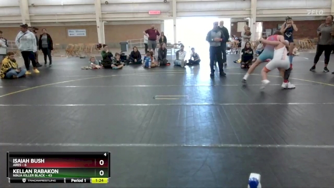 115 lbs Round 5 (6 Team) - Kellan Rabakon, Ninja Killer Black vs Isaiah ...