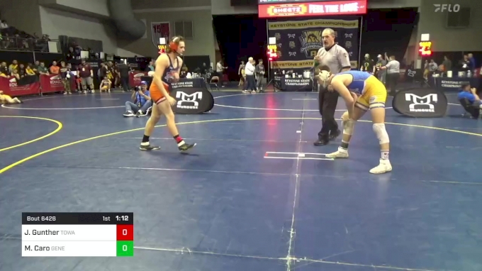 155 lbs Consy 3 - Jace Gunther, Towanda vs Matt Caro, General McLane