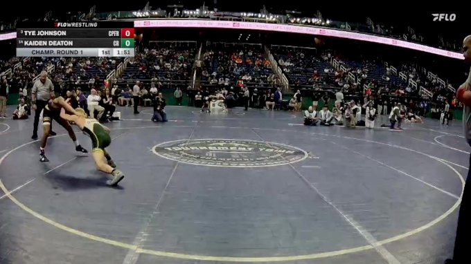 3A 126 lbs Champ. Round 1 - Tye Johnson, Cape Fear vs Kaiden Deaton ...