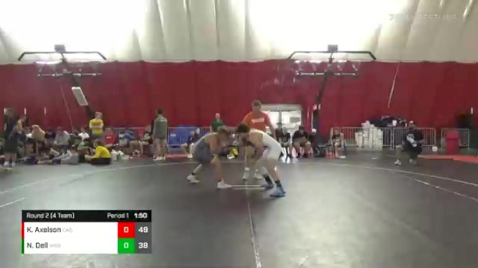 152 lbs Round 2 (4 Team) - Nathan Dell, Waska/BBE B vs Kyler Axelson ...