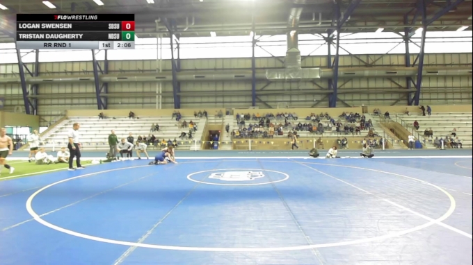 133A lbs Rr Rnd 1 - Logan Swensen, Sdsu vs Tristan Daugherty, Ndsu