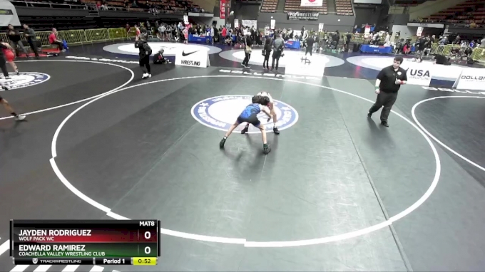 110 lbs Cons. Round 5 - Jayden Rodriguez, Wolf Pack WC vs Edward ...