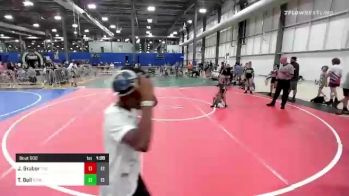 54 lbs Rr Rnd 2 - Jacob Graber, The Funky Singlets vs Tyler Bell ...