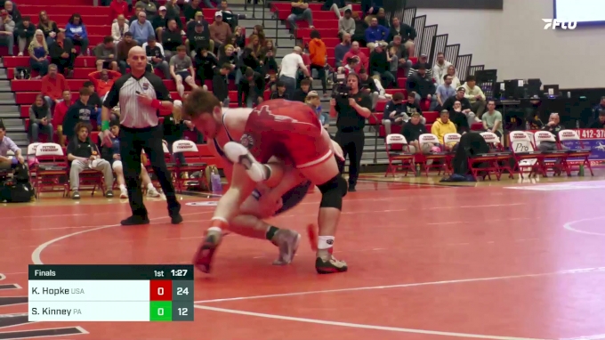 285 lbs Final - Koy Hopke, USA vs Sean Kinney, PA