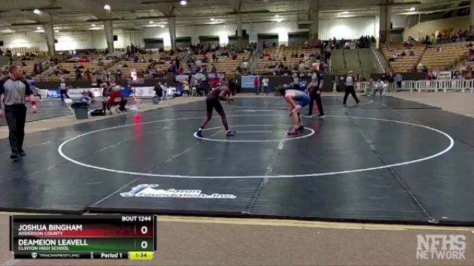 A 165 lbs Semifinal - Joshua Bingham, Anderson County vs Deameion ...