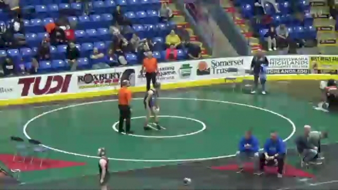 132 lbs 7th Place - Ned Kauffman, Conrad Weiser vs Lukas Kuffer ...