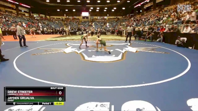 6A - 106 lbs Cons. Semi - Drew Streeter, Lawrence-Free State vs Jayden ...