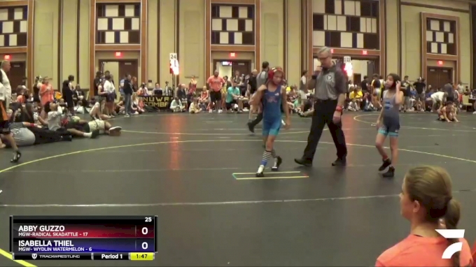 75 lbs Round 5 (6 Team) - Abby Guzzo, MGW-Radical Skadattle vs Isabella ...