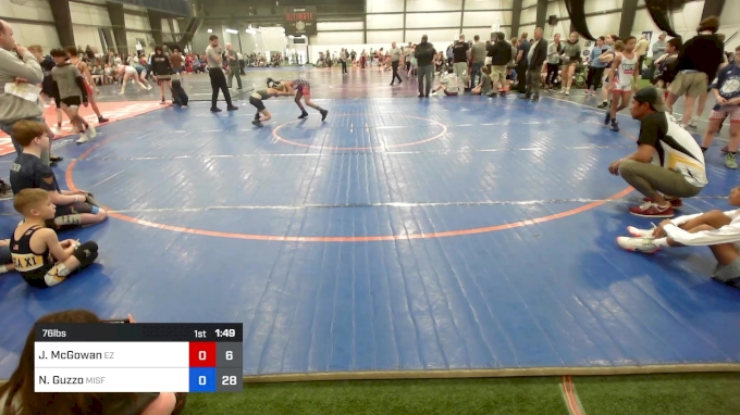 76 lbs Semifinal - Jean-Paul McGowan, EZ Money vs Nicholas Guzzo, Misfits