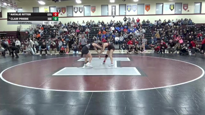 155 lbs Semifinal - Natalie Ritter, Cedar Falls vs Clair Priebe ...