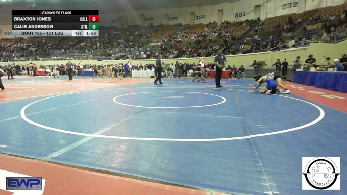 101 lbs Round Of 16 - Braxton Jones, Collinsville Junior High vs Calib ...
