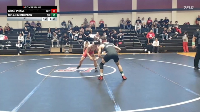 144 lbs Round 1 (3 Team) - Khan Pham,, Katy vs Dylan Middleton, San ...