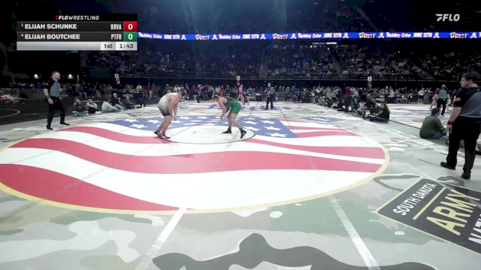 Semifinal - Elijah Schunke, Brandon Valley vs Elijah Boutchee, Pierre T ...