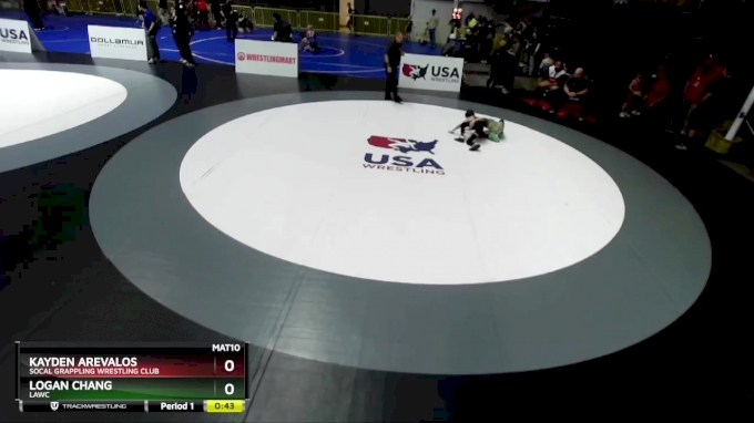 59 lbs Cons. Round 4 - Logan Chang, LAWC vs Kayden Arevalos, Socal ...